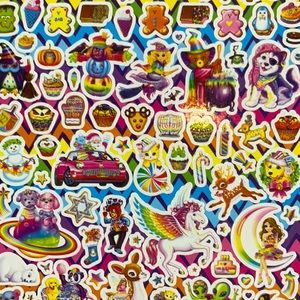 Lisa Frank | Office | 525 Lisa Frank Sticker Book With 60 Stickers On ...